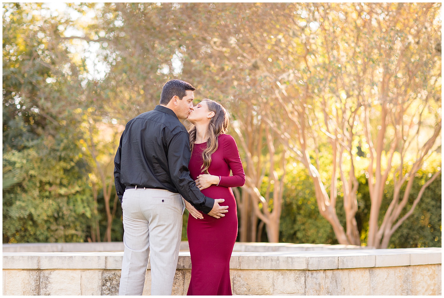 Jordin + Dan’s Maternity Session at Landa Library | Blog